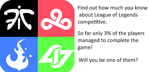 Logo Quiz for League of Legend Achievements - Google Play - Exophase.com